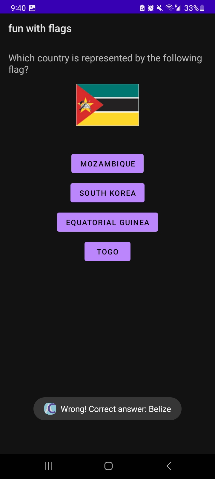 Android fun with flags